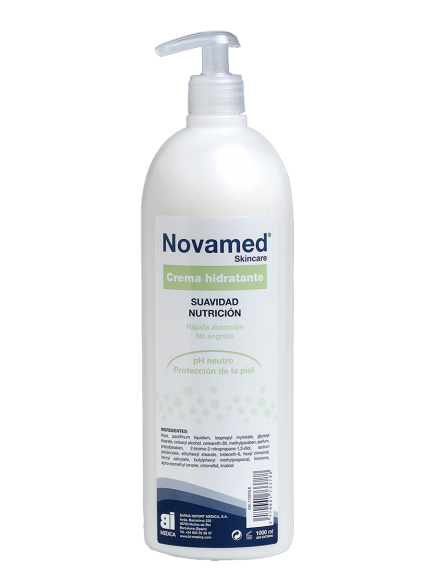 Novamed – Crema hidratante – Ayudando al Dependiente